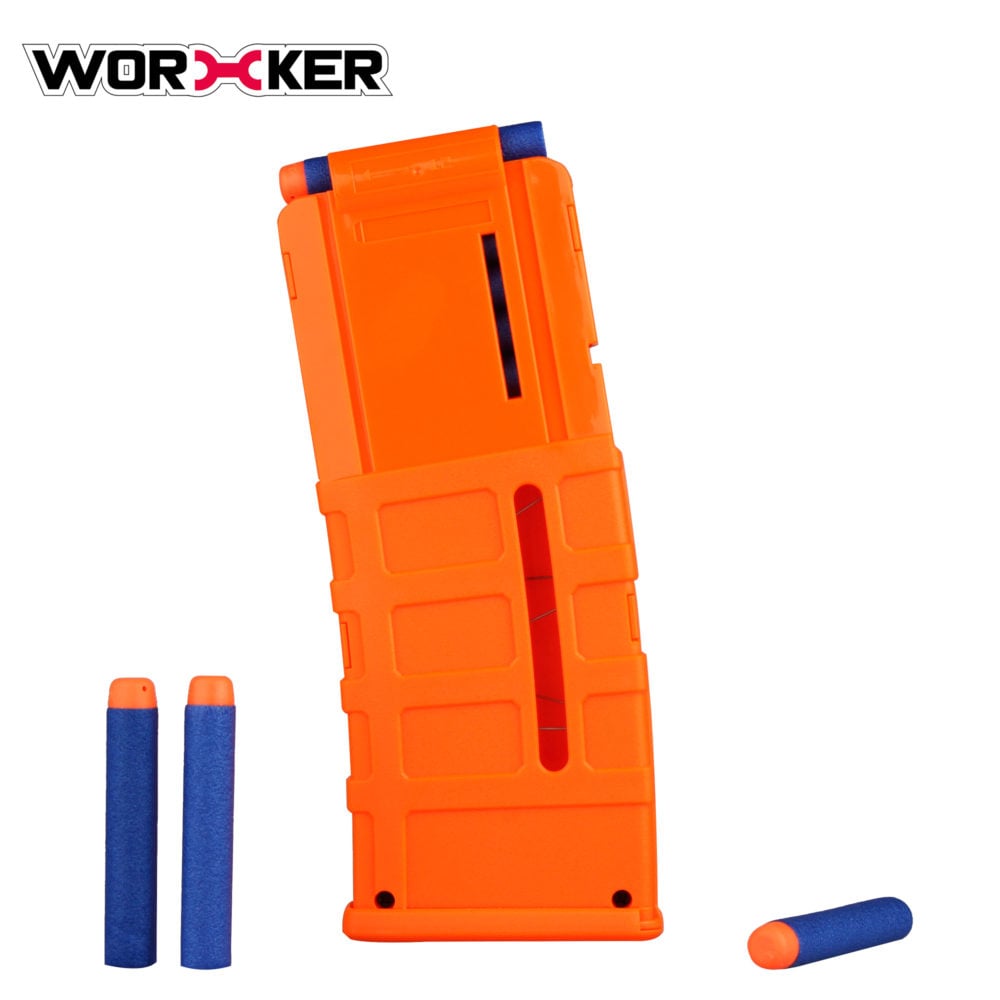 Worker PMAG magazijn voor 12 pijltjes - nerf-pijltjes.nl