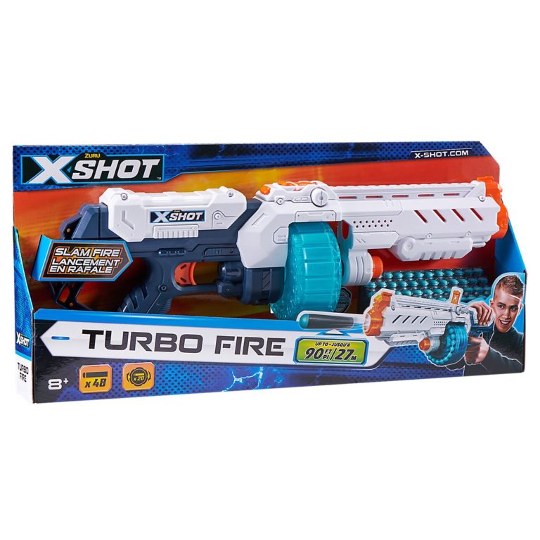 X-Shot Turbo Fire - Wit - nerf-pijltjes.nl