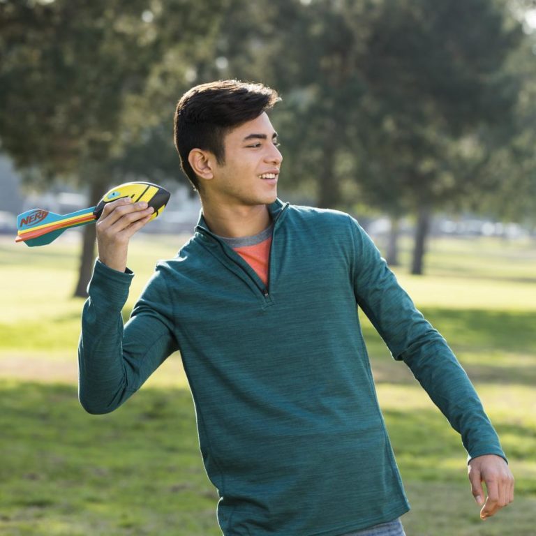 NERF Sports Vortex Aero Howler - Zwart/Geel - nerf-pijltjes.nl