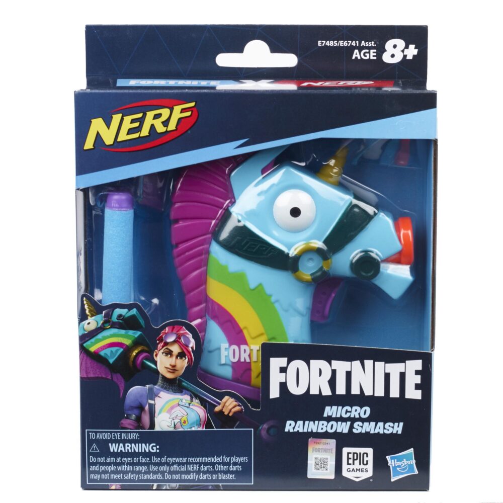 NERF MicroShots Fortnite Rainbow Smash - nerf-pijltjes.nl