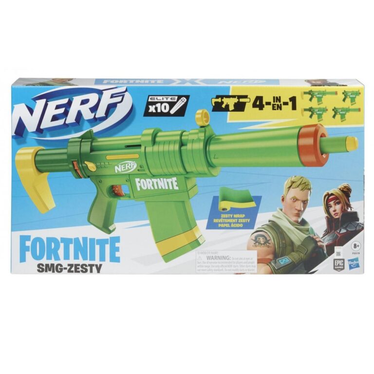 NERF Fortnite SMG Zesty - nerf-pijltjes.nl