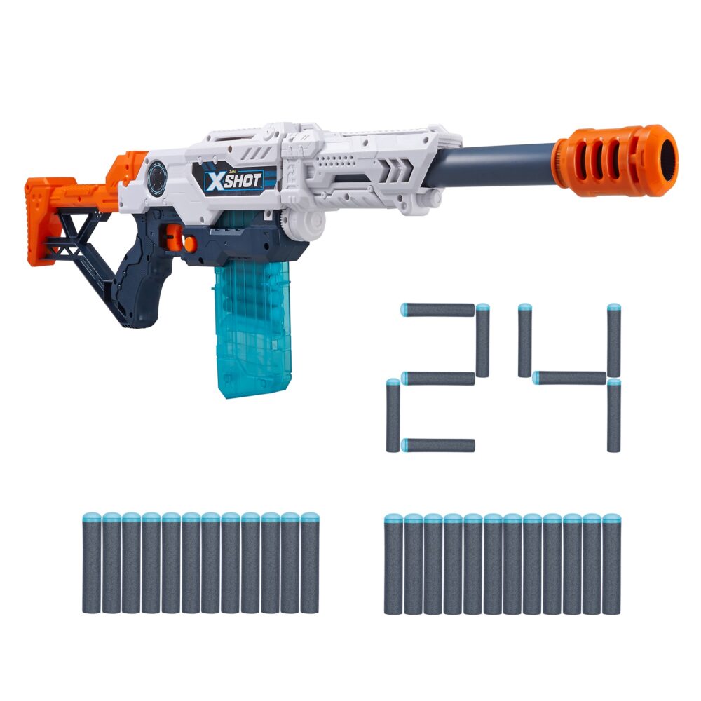 X-Shot Max Attack - Wit - nerf-pijltjes.nl