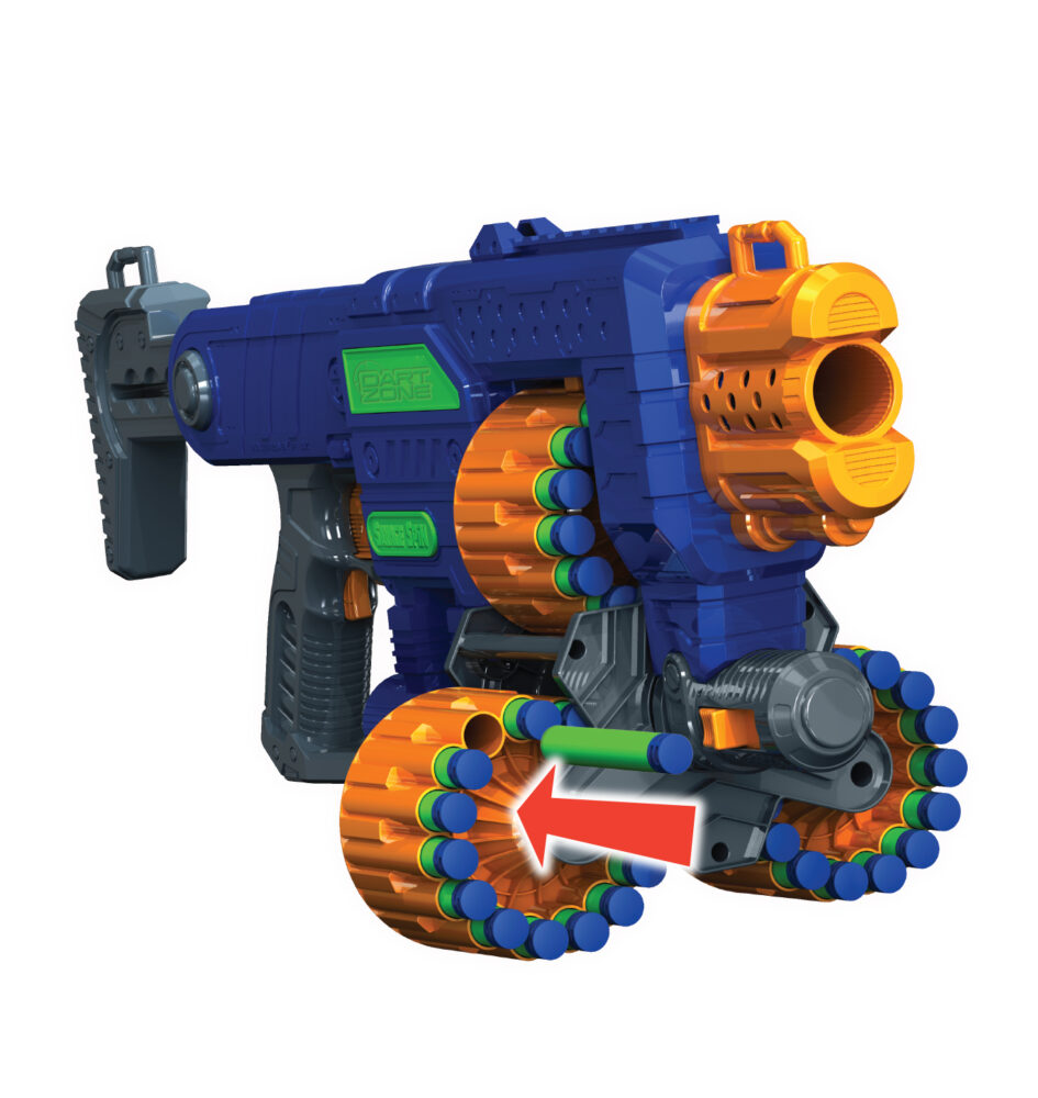 Dart Zone Savage Spin - nerf-pijltjes.nl