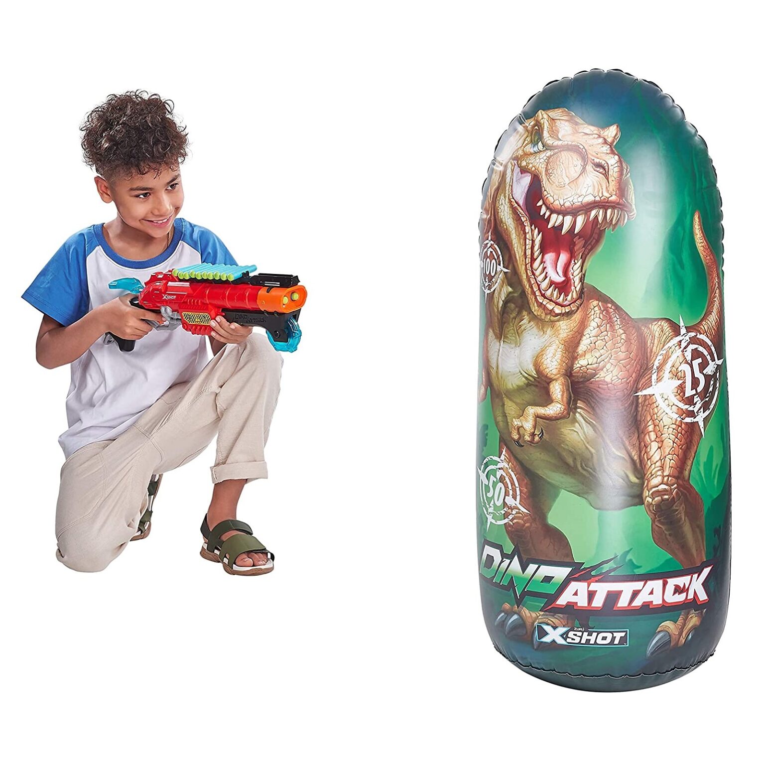 X-Shot Dino Attack Inflatable Target - nerf-pijltjes.nl