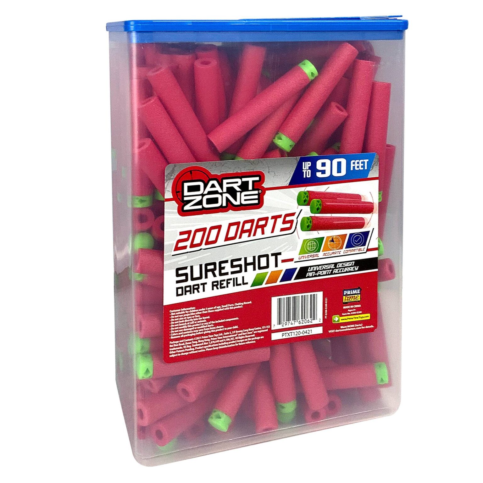 Dart Zone Diamond / Chili Dart Refill Pack - 200 pijltjes - nerf ...
