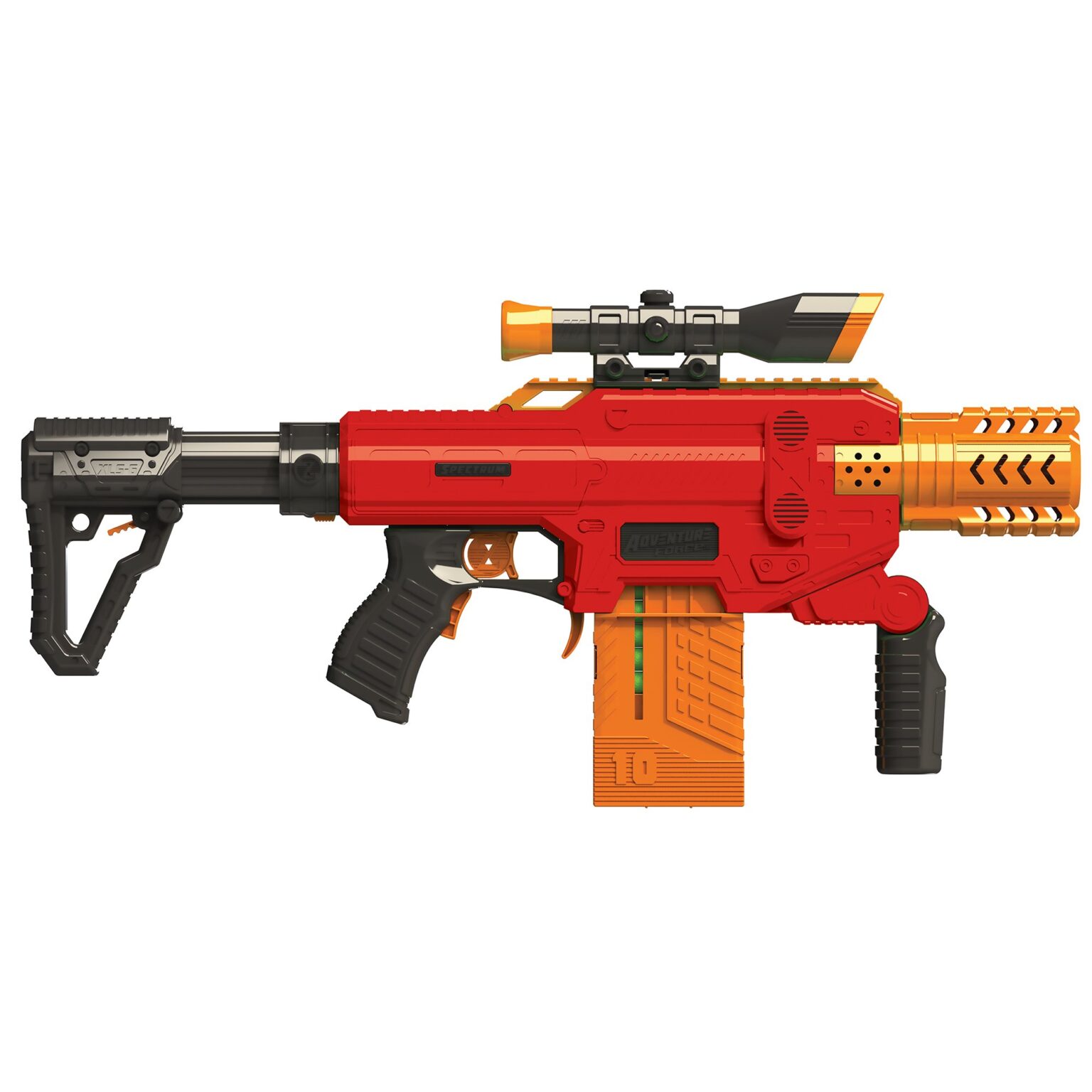 Dart Zone Spectrum - Rood - nerf-pijltjes.nl