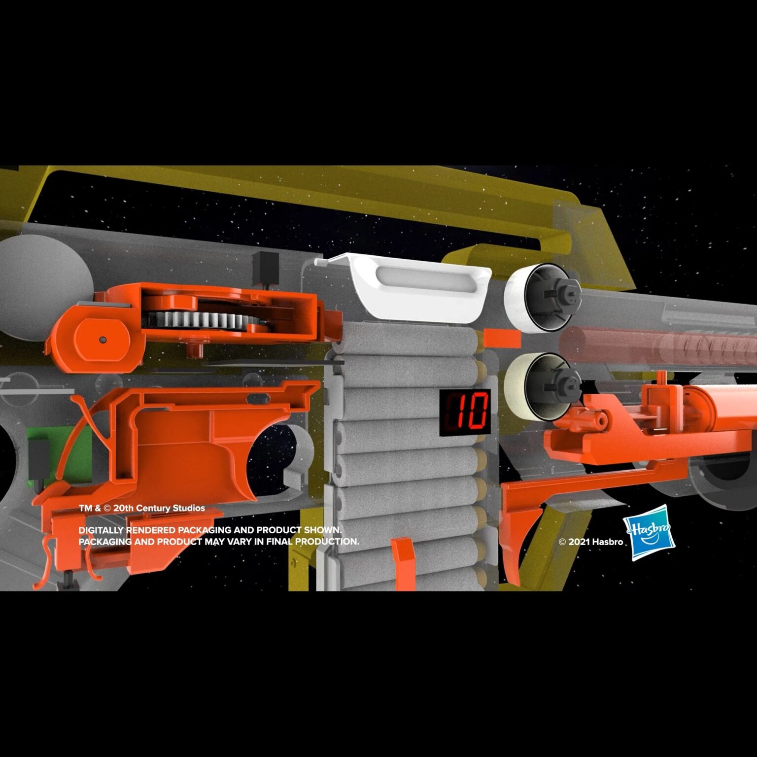 NERF LMTD ALIENS M41-A Pulse Blaster - nerf-pijltjes.nl