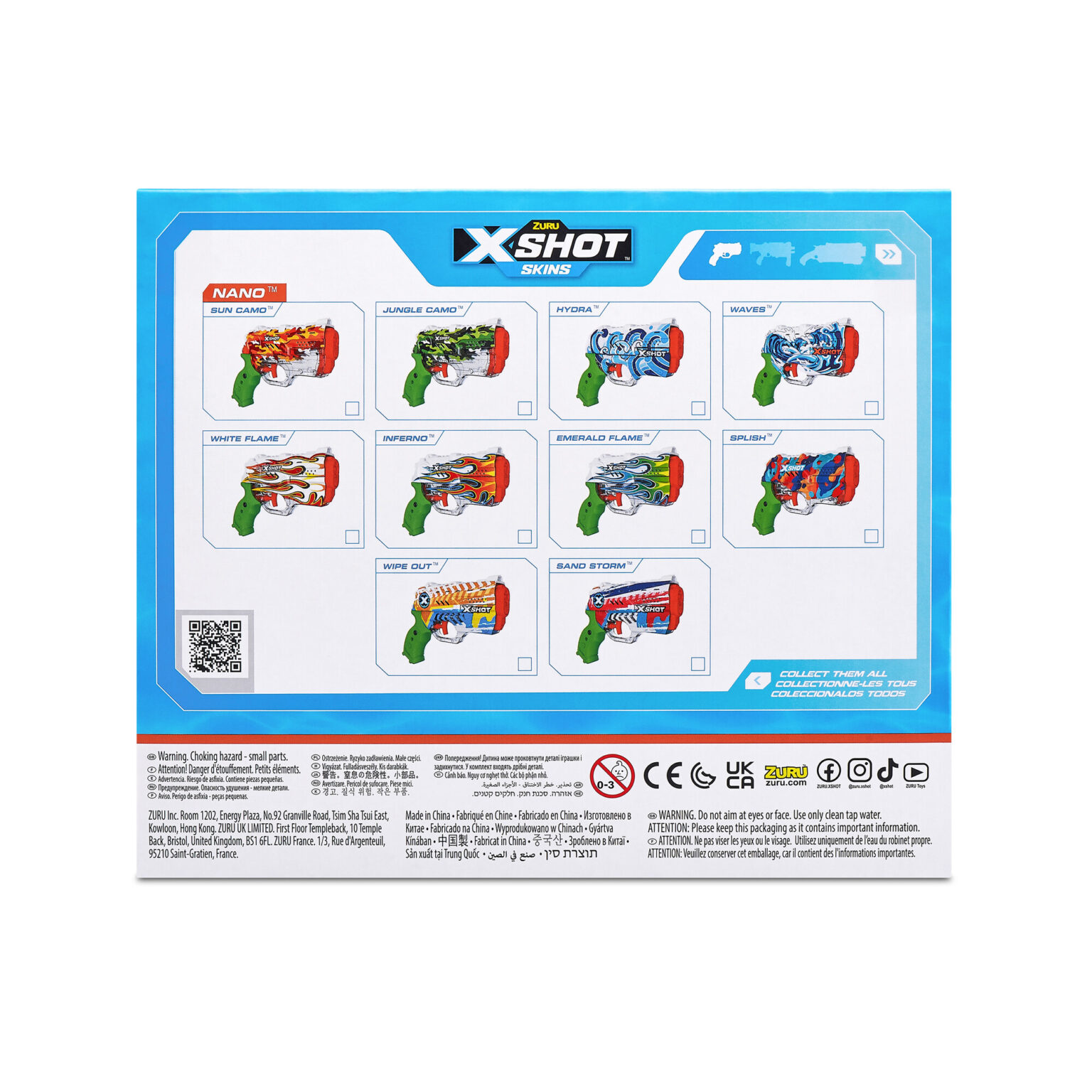 X-Shot Fast Fill Skins - Nano - nerf-pijltjes.nl