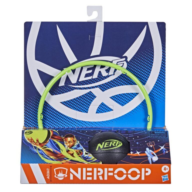 NERF Nerfoop - Classic Mini Foam Basketball and Hoop - Groen - nerf ...