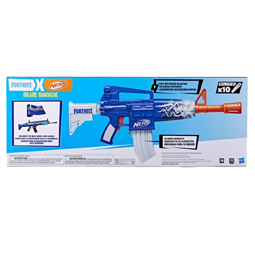 NERF Fortnite Blue Shock - nerf-pijltjes.nl