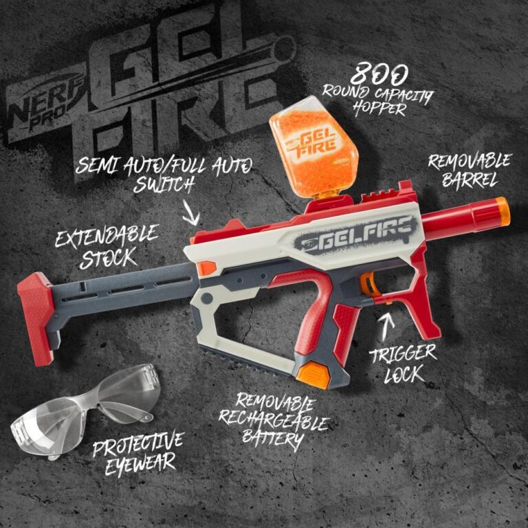 NERF Pro Gelfire Mythic - Motorized Gel Blaster - nerf-pijltjes.nl