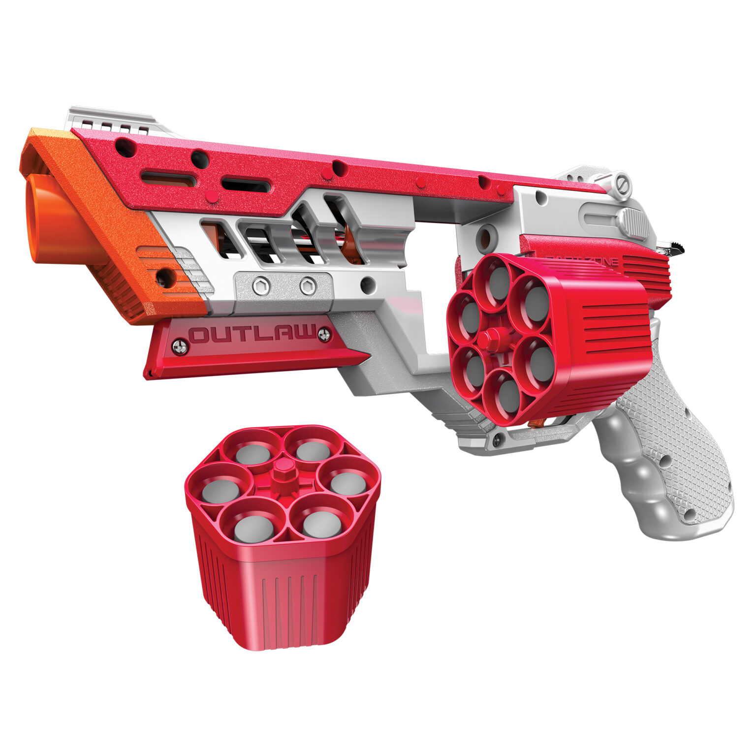 Dart Zone Max Outlaw - Rood - nerf-pijltjes.nl