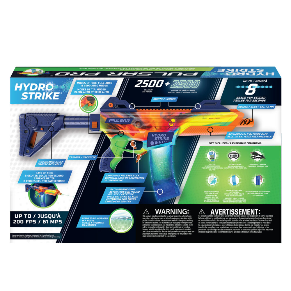 Hydro Strike Pulsar Pro - Motorized Gel Blaster - nerf-pijltjes.nl