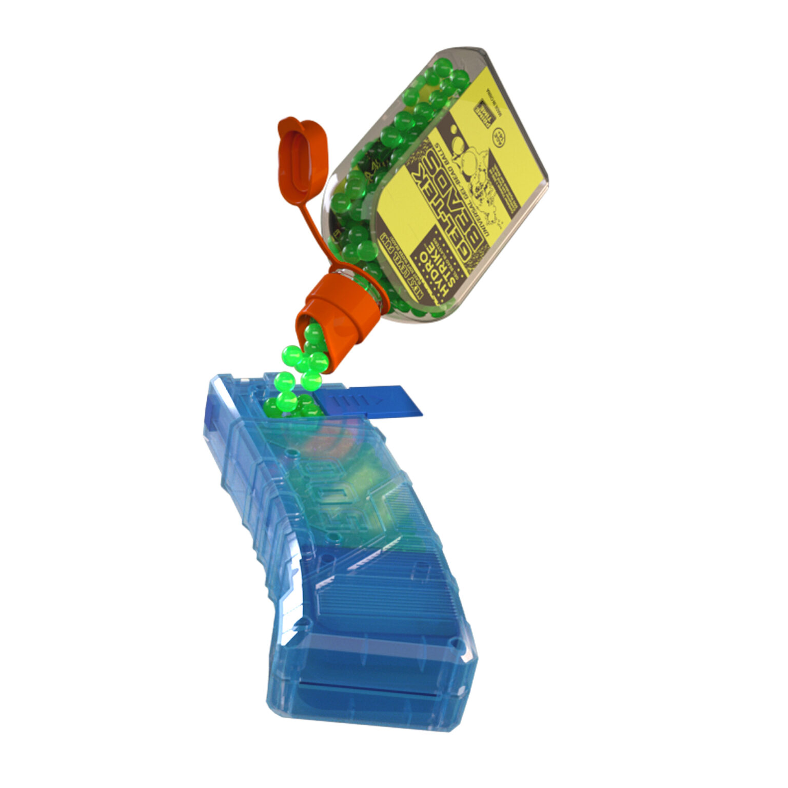 Magazijn voor Hydro Strike Pulsar Pro en Stratos Pro - nerf-pijltjes.nl