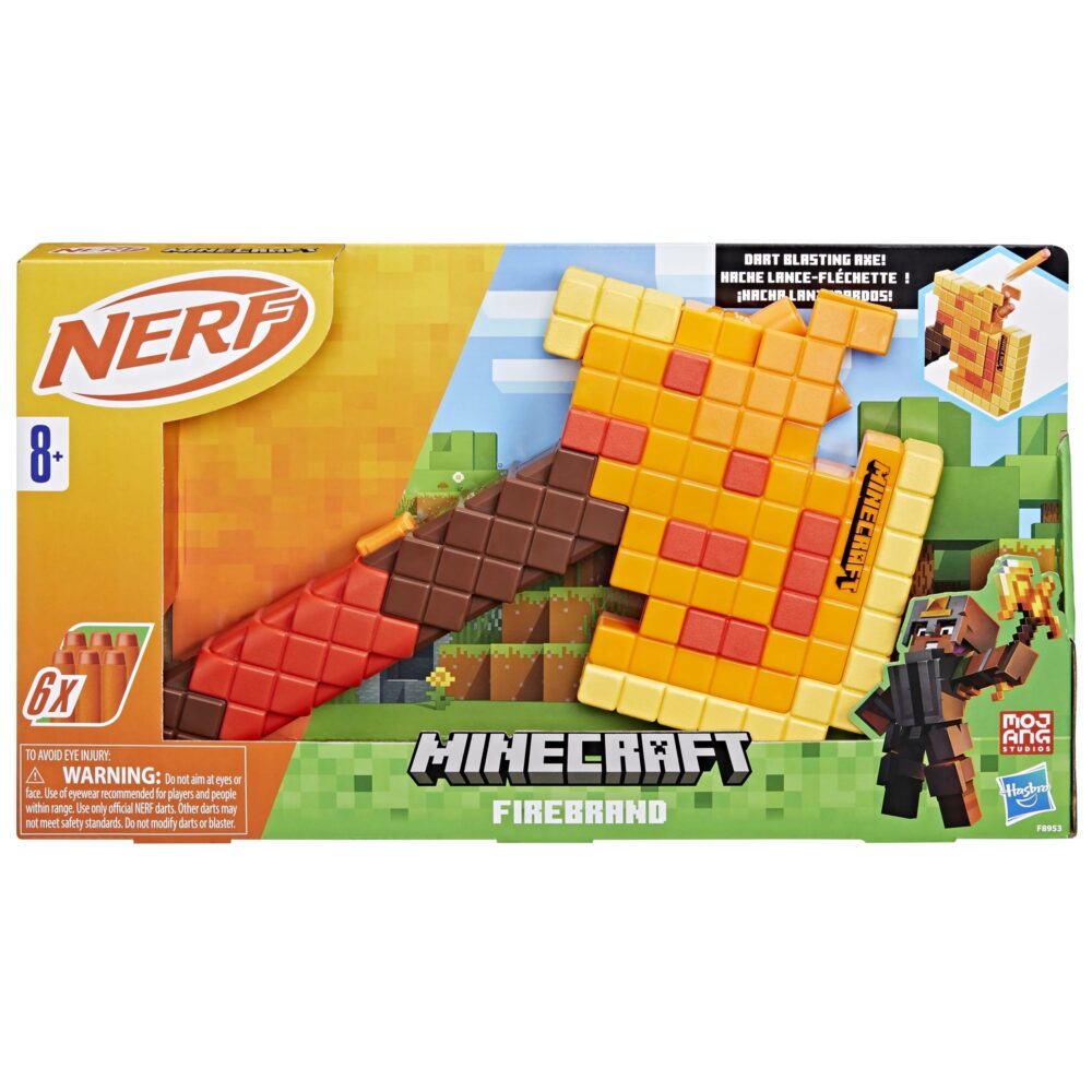 NERF Minecraft Firebrand - nerf-pijltjes.nl