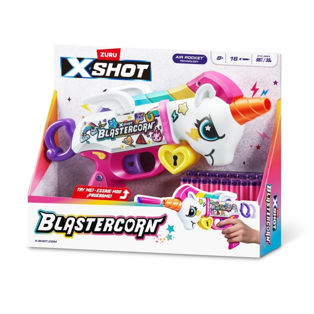 X-Shot Blastercorn Unicorn Blaster - nerf-pijltjes.nl