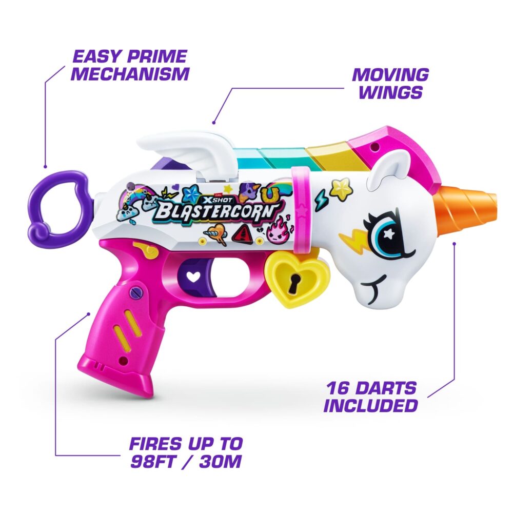 X-Shot Blastercorn Unicorn Blaster - nerf-pijltjes.nl