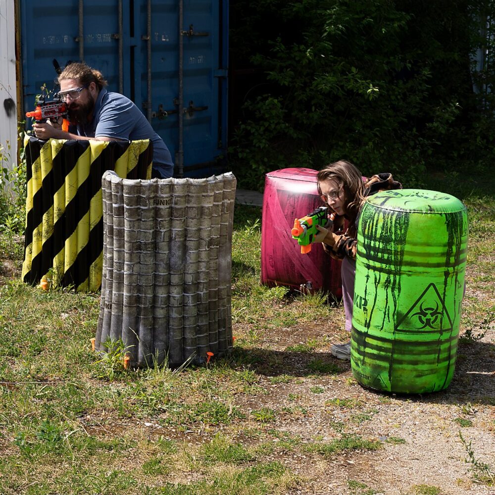 BUNKR Battle Zones Inflatable - Competition Pack - nerf-pijltjes.nl