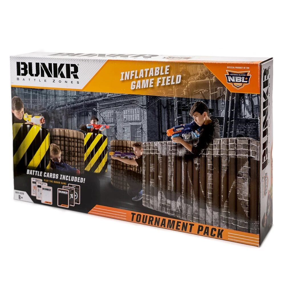 BUNKR Battle Zones Inflatable - Tournament Pack - nerf-pijltjes.nl