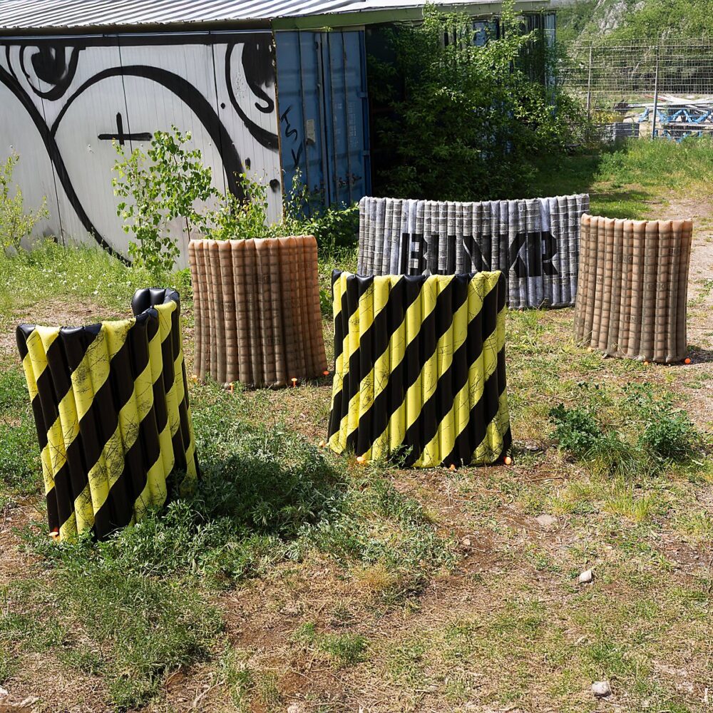 BUNKR Battle Zones Inflatable - Tournament Pack - nerf-pijltjes.nl