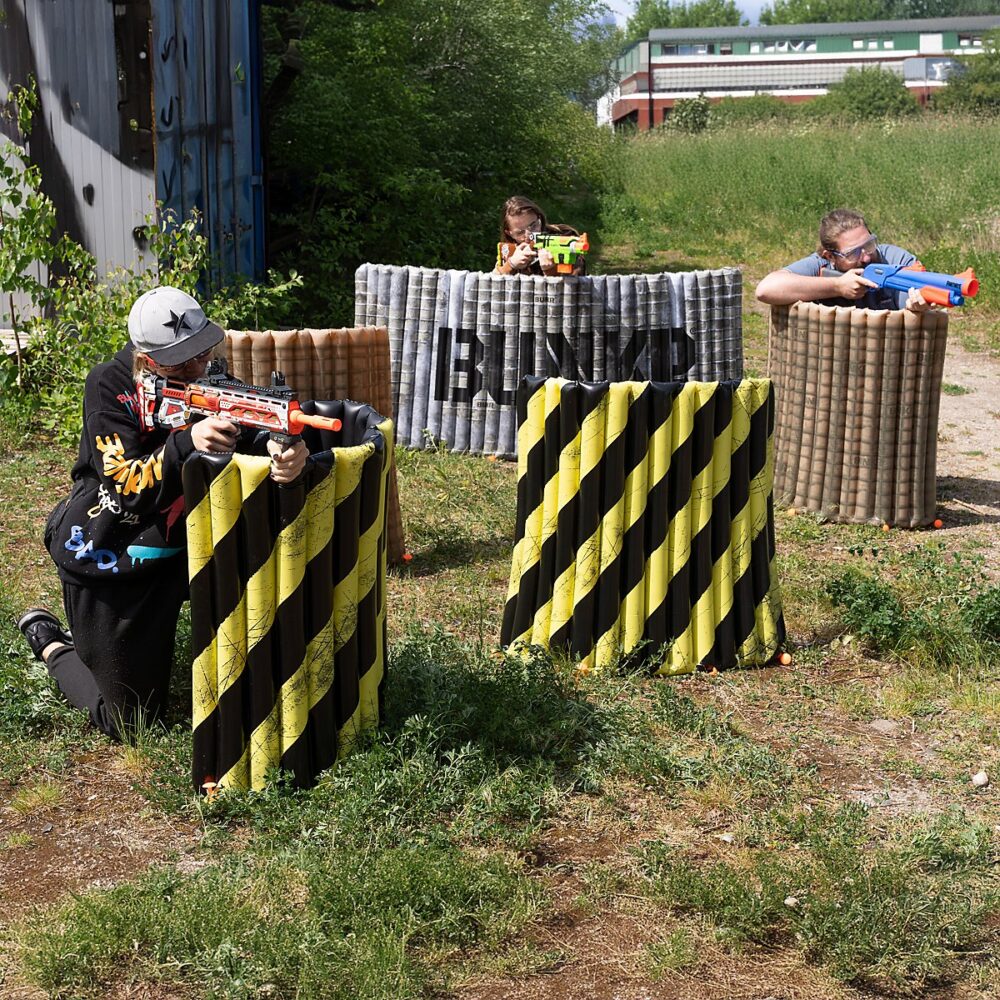 BUNKR Battle Zones Inflatable - Tournament Pack - nerf-pijltjes.nl