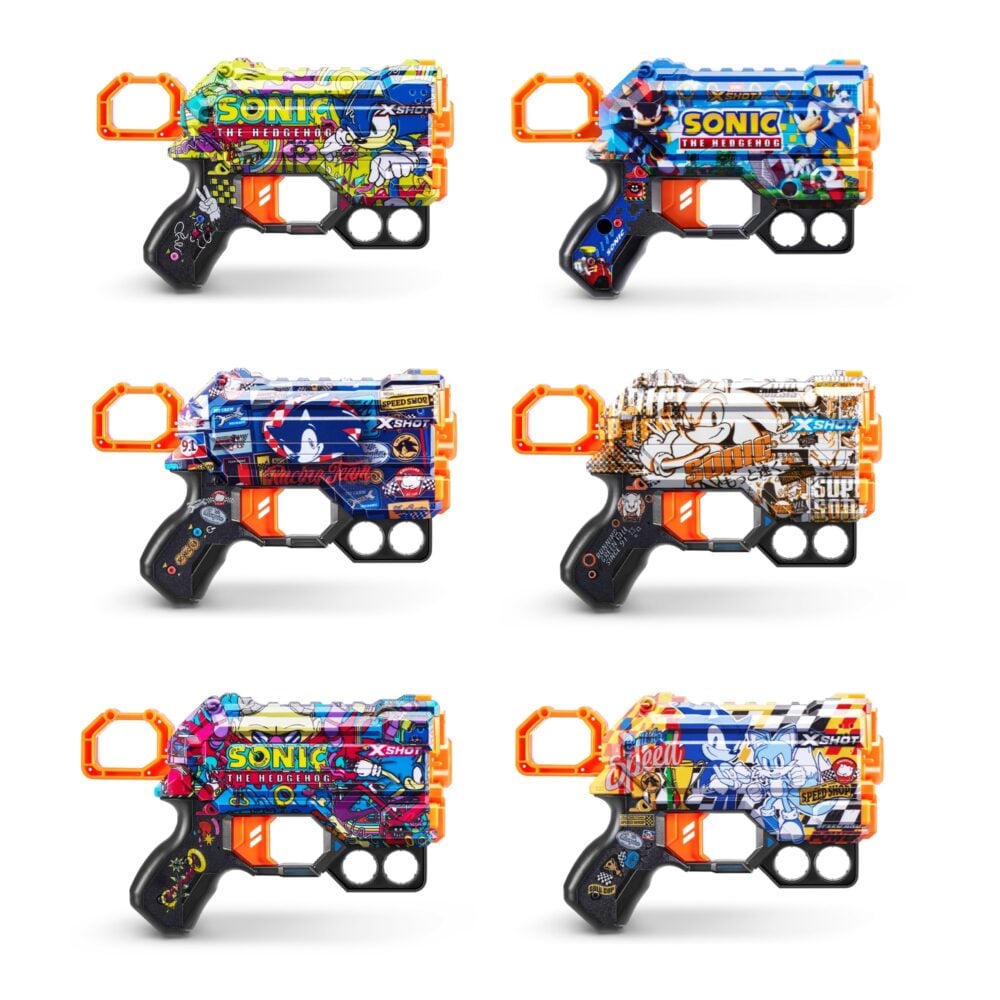X-Shot Skins Menace - Sonic - nerf-pijltjes.nl