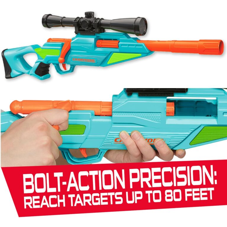 BuzzBee Air Warriors Carnivore - Blauw - nerf-pijltjes.nl