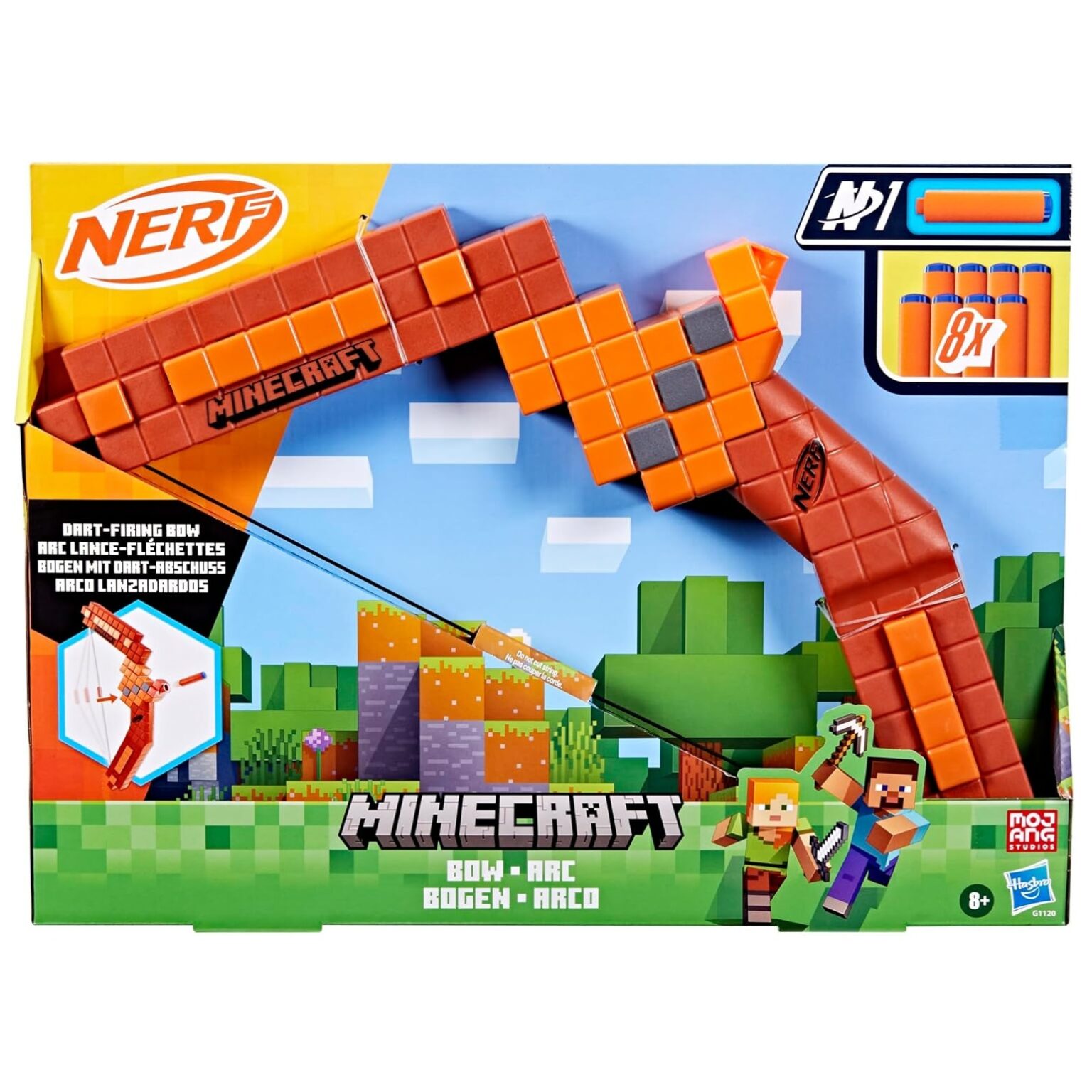 NERF Minecraft Bow - nerf-pijltjes.nl